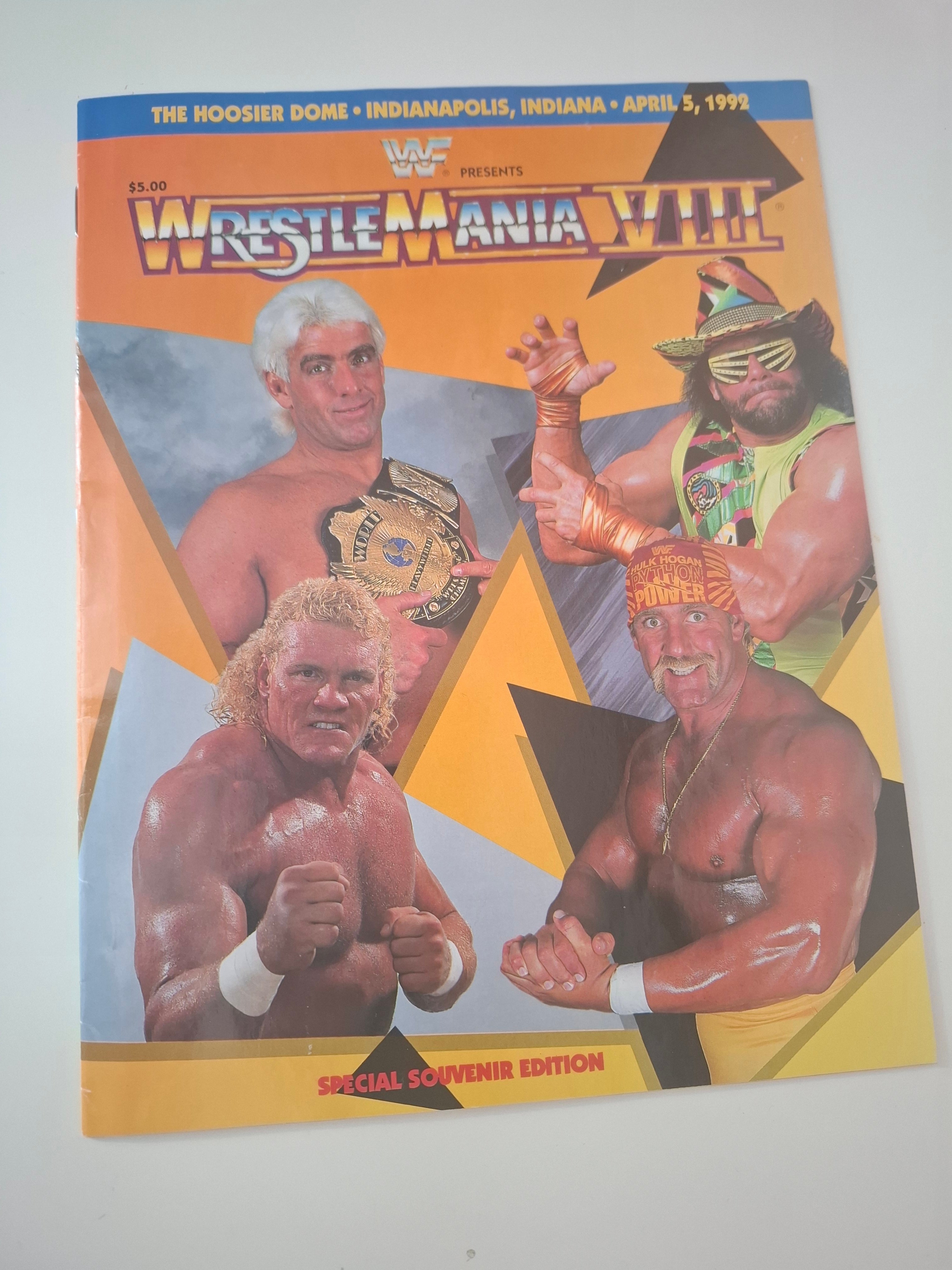 WWF Wrestling - Wrestlemania 8 - Official Event Program (1992) – Combat ...